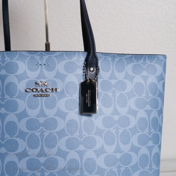 Coach | Bags | Nwt Coach 76636 Signature Town Tote Shoulder Bag | Poshmark